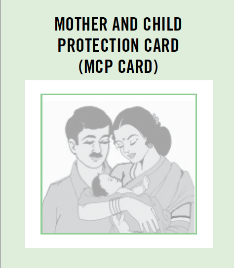 India MCP Card (English) - INS Workshop | Child Health Task Force